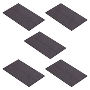 fielect 5pcs mini small solar panel 5v 1w polycrystalline mini solar cell epoxy for solar battery charger diy solar syatem kits 107x61mm