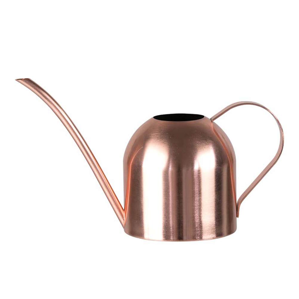 shlutesoy 500ML Stainless Steel Long Spout Home Garden Bonsai Plant Flower Watering Can Rose Gold