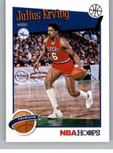 2019-20 panini hoops #293 julius erving philadelphia 76ers nba basketball trading card