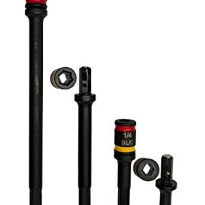 Malco MALCOMBO4 Combo Kit of 4 Reversible Drivers, Black