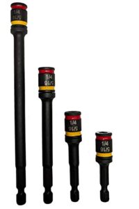 malco malcombo4 combo kit of 4 reversible drivers, black