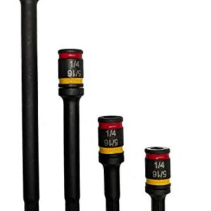 Malco MALCOMBO4 Combo Kit of 4 Reversible Drivers, Black