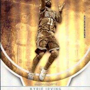 2019-20 Panini Certified Gold Team #20 Kyrie Irving Brooklyn Nets Basketball Card