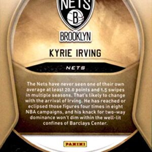 2019-20 Panini Certified Gold Team #20 Kyrie Irving Brooklyn Nets Basketball Card