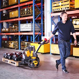 APOLLOLIFT Full Electric Pallet Jack 3300Lbs Capacity Walkie Powered Pallet Jack Lithium Battery Pallet Truck 48" x27" Fork Size