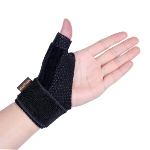 thx4copper reversible thumb wrist stabilizer compression splint for blackberry thumb, trigger finger, hand pain relief, arthritis, tendonitis, sprain, carpal tunnel, durable, comfortable,breathable