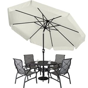 ABCCANOPY Premium Patio Umbrellas 10' Light Beige