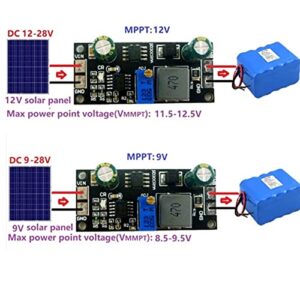 9V/18V Lithium Battery Charger Board MPPT 3.7V 7.4V Solar Charging Controller Board Lithium Battery Protection Charger Module (9V)