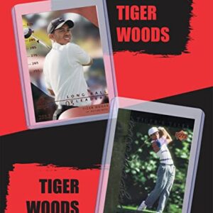 Tiger Woods Golf Cards (5) Assorted Trading Card Bundle