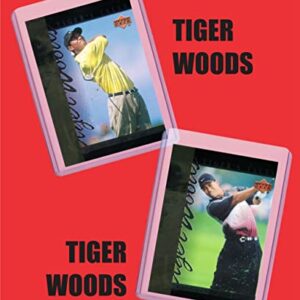 Tiger Woods Golf Cards (5) Assorted Trading Card Bundle