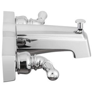 Dura Faucet Economical Two Handle Classic Tub and Shower Faucet Diverter for Handheld Shower (Chrome Polished)