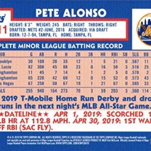 2019 Topps Update 1984 Topps Baseball Design #84-11 Pete Alonso Rookie Card