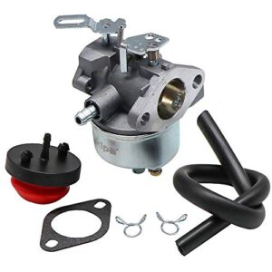 kipa carburetor for tecumseh 632334a 632334 hm70 hm80 hmsk80 hmsk90 snowblower engines with gasket fuel filter