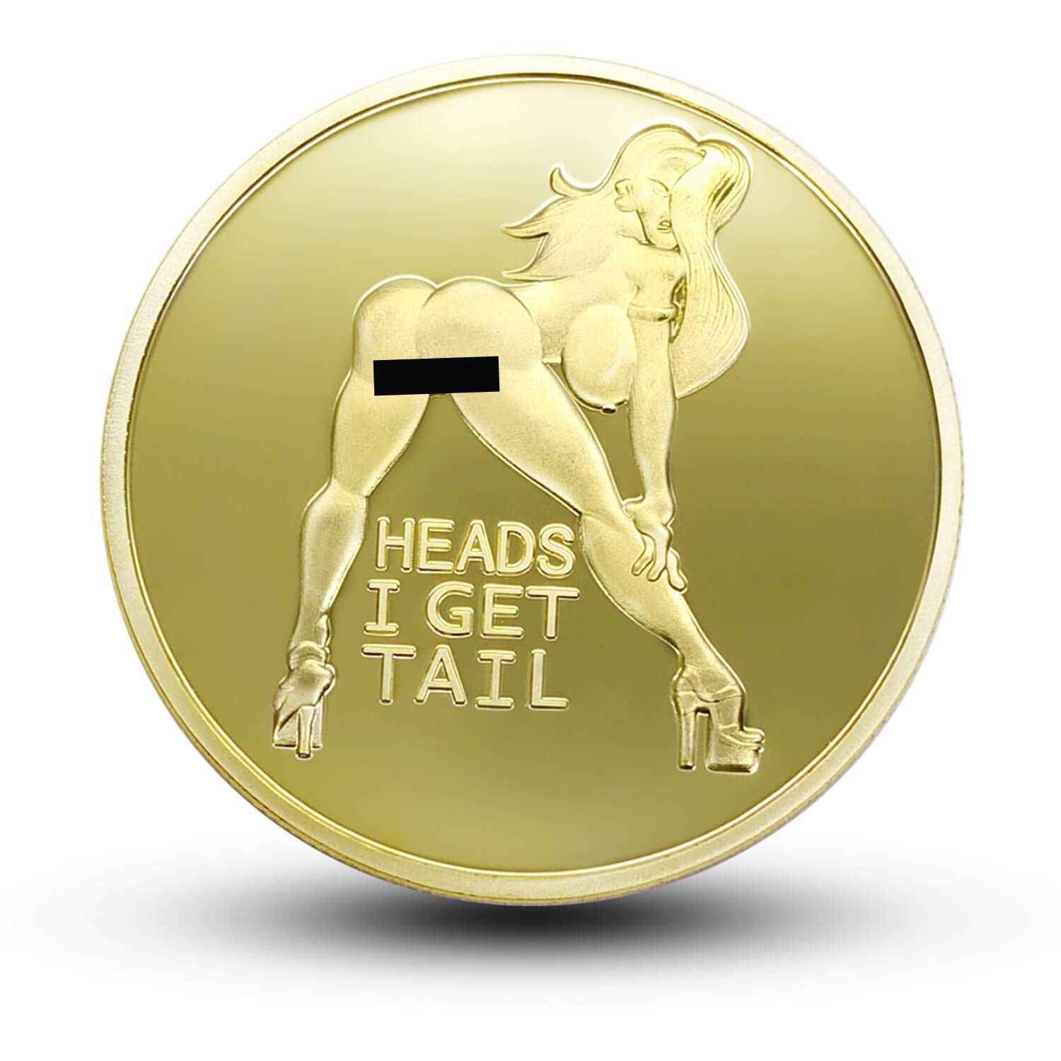 Commemorative Coin Sexy Stripper Sexy Woman Pin Up Good Luck Heads Tails Challenge Coin Souvenir - Gift for Men