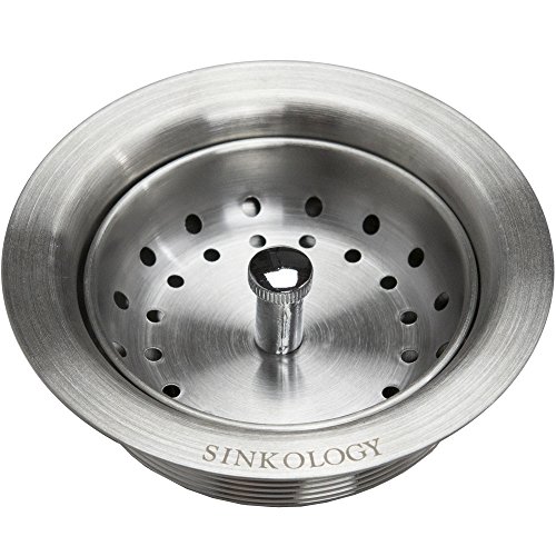 Sinkology SP701-17HSB-AMZ-B Wilson Undermount 17 Brushed and Basket Strainer Drain Crafted Stainless Steel Bar Prep Sink