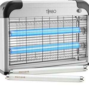 Tiabo Electronic Bug Zapper Indoor Insect Killer - 20W Mosquito, Fly, Moth, Gnat, Wasp or Any Pest Killer Electric Zapper UV Bulbs - for Residential & Commercial use