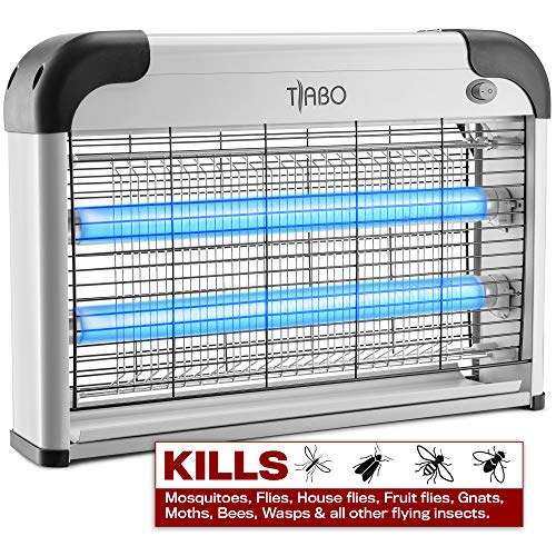 Tiabo Electronic Bug Zapper Indoor Insect Killer - 20W Mosquito, Fly, Moth, Gnat, Wasp or Any Pest Killer Electric Zapper UV Bulbs - for Residential & Commercial use