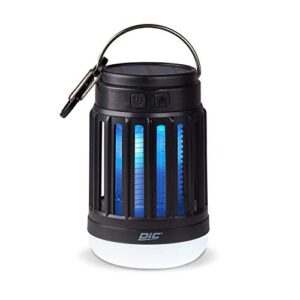 pic solar portable lantern & bug zapper, kills bugs on contact