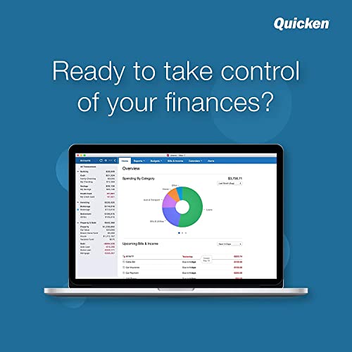 Quicken Deluxe Personal Finance – Manage your money and save – 1-Year Subscription (Windows/Mac)