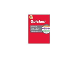 quicken home & business personal finance-track personal and business transactions all in one place– 1year subscription (windows)