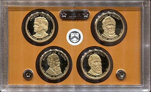 2011 S Presidential Dollars Proof Set - 4 coins - Quarter US Mint GEM Proof No Box or COA