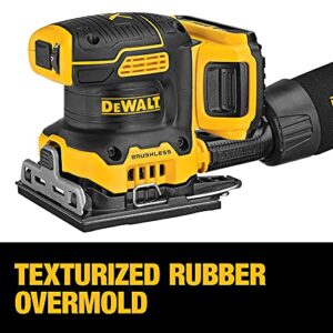 DEWALT 20V MAX* XR Palm Sander, Sheet, Variable Speed, 2-Ah Battery, 1/4-Inch (DCW200D1)