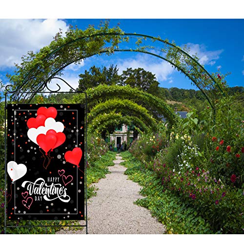 Flagmax Valentine Flag, Double Sided Valentine's Day Flag Red Love Valentine Garden Flag 28 x 40 Inch Valentine House Flags for Valentine's Day Decoration