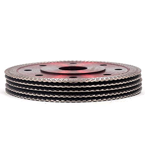 Casaverde 4 in Super Thin Dry Wet Diamond Porcelain Saw Blades Ceramic Cutting Disc Wheels for Cutting Tile Porcelain Granite Marbles(91-5PCS)