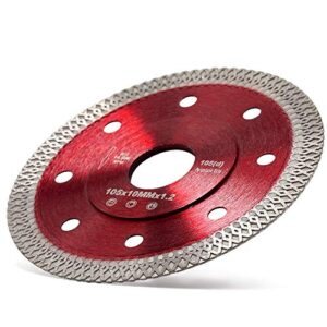 Casaverde 4 in Super Thin Dry Wet Diamond Porcelain Saw Blades Ceramic Cutting Disc Wheels for Cutting Tile Porcelain Granite Marbles(91-5PCS)