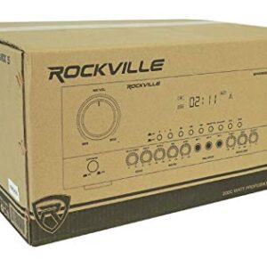 Rockville SINGMIX 5 2000w Bluetooth DJ/Pro/Karaoke/Home Amplifier Mixer Receiver