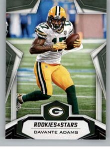 2019 rookies and stars football #24 davante adams green bay packers official panini nfl trading card