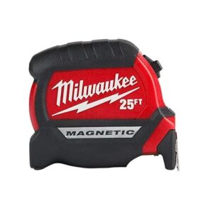 milwaukee 48-22-0325 compact wide blade magnetic tape measures