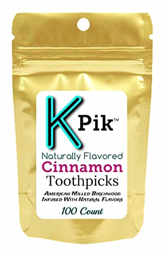 K-PiK Cinnamon Flavored Toothpicks - 100 Count