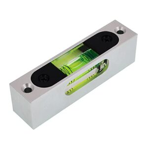 metal high precision strip type adjustable level small level ruler rectangular horizontal bubble (green magnetic)