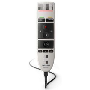 philips speechmike lfh3200/01 usb voice recorder microphone white