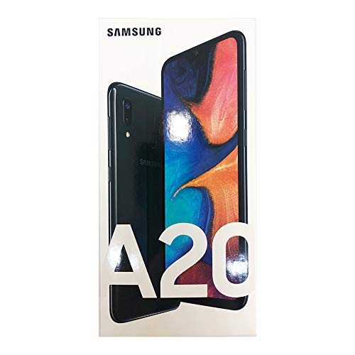 Samsung Galaxy A20 (SM-A205GN/DS) 6.4 inchs with 3GB RAM / 32GB Storage, (GSM ONLY, NO CDMA) Factory Unlocked International Version No-Warranty Cell Phone (Black)