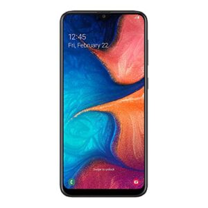 Samsung Galaxy A20 (SM-A205GN/DS) 6.4 inchs with 3GB RAM / 32GB Storage, (GSM ONLY, NO CDMA) Factory Unlocked International Version No-Warranty Cell Phone (Black)