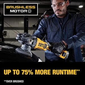 DEWALT 20V MAX* XR Cordless Polisher Kit, Variable-Speed, Random Orbit, 5-Inch (DCM848P2)