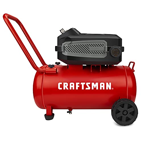 Craftsman Air Compressor, 10 Gallon 1.8 HP Max 175 PSI Pressure, Powerful and Portable Oil Free Compressor, Maintenance Free, for Home, Garage, Workshop, Model: CMXECXA0201041