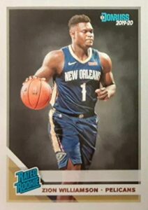 2019-20 panini donruss - zion williamson - rated rookie - new orleans pelicans nba basketball rookie card - rc card #201