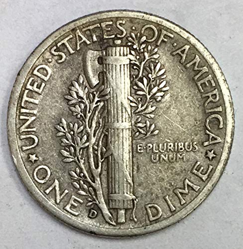 1943 D Mercury Dime 90% Silver 10c Fine