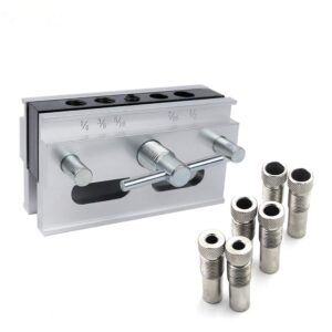 self centering doweling jig, joytube drilling guide positioner woodworking doweling jig tool hole self centering locator