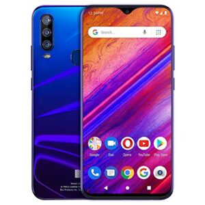 blu g9 pro -6.3” full hd smartphone with triple main camera, 128gb+4gb ram -nightfall (renewed)