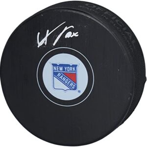 Adam Fox New York Rangers Autographed Hockey Puck - Autographed NHL Pucks