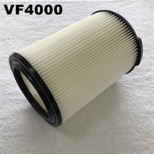 VF4000 Standard Filter for Wet/Dry Vacs Ridgide Vacs 5 Gallons and Larger Vacuum Cleaner, Replacement Vf4000 Filter -Pack of 1 PCS-NEW!