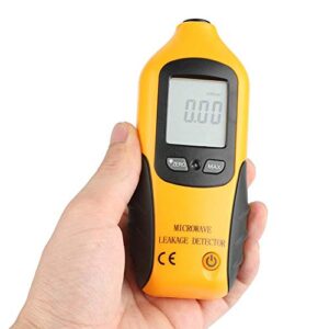 HtM2 Microwave Leakage Detector, LCD Display High Precision Radiation Meter Tester No Need Recalibration