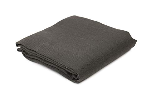 Waylander Svalinn Fiberglass Welding Blanket – Flame Retardant Fabric Up to 1400°F; Heavy Duty Double-Sided Vermiculite Treated Fiberglass for Less Shed and Fierce Spark Protection (6' x 6', BLACK)