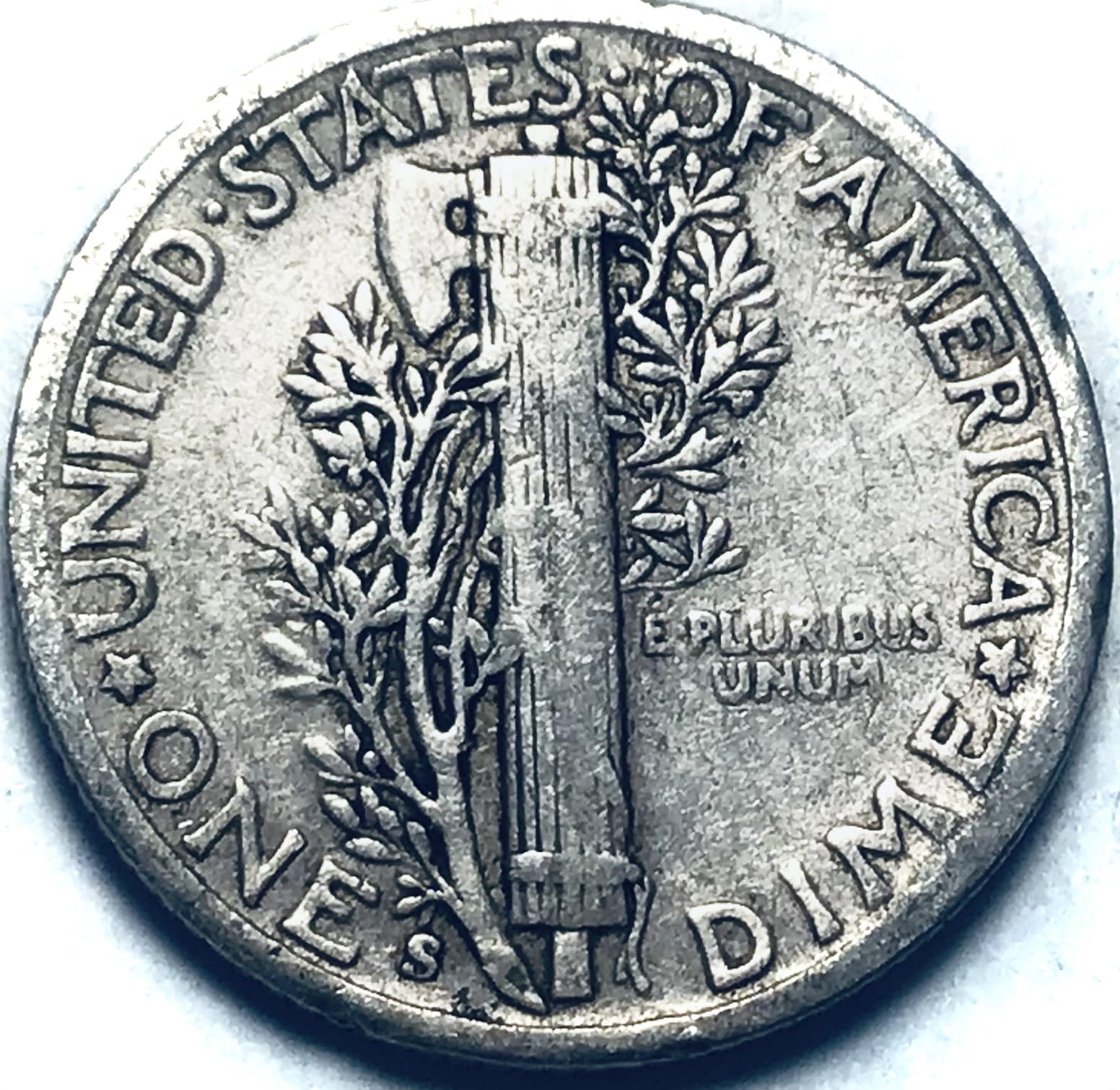 1942 S Mercury Silver Dime Seller Fine