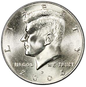 2004 d bu kennedy half dollar choice uncirculated us mint