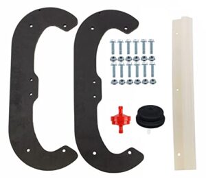 mdairc for toro 84-1980 kit ccr powerlite snowthrower paddles(84-1980x2), scraper(75-8780)